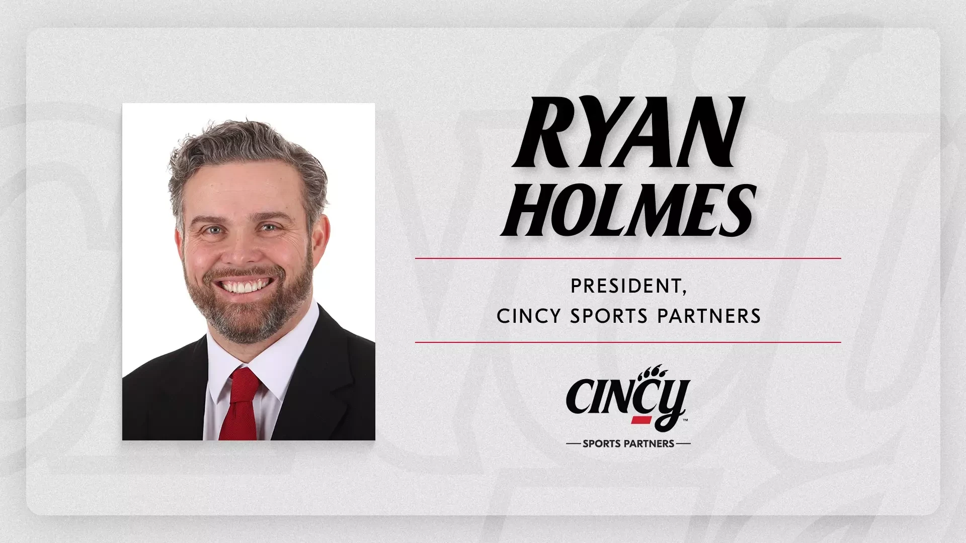 UC Athletics Announces Ryan Holmes as President of Cincy Sports ...