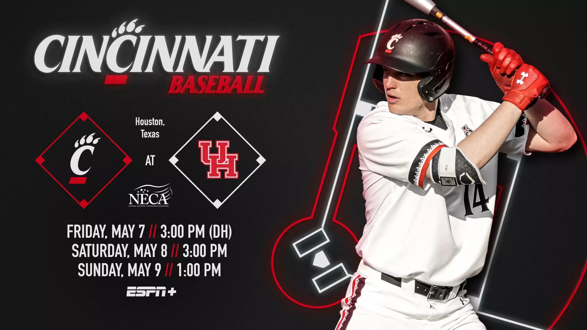 Baseball Continues Road Trip At Houston - University of Cincinnati ...