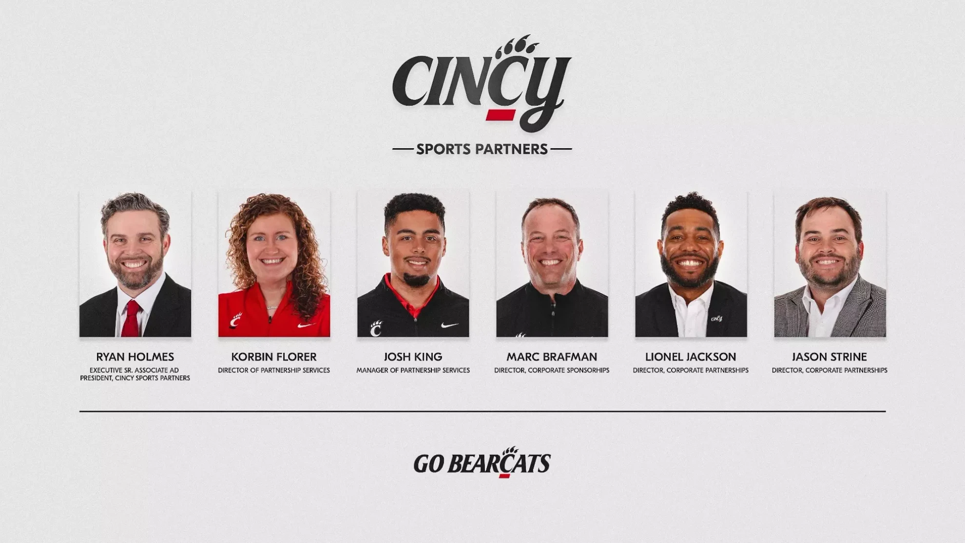 Cincy Sports Partners Completes Staff - University of Cincinnati ...