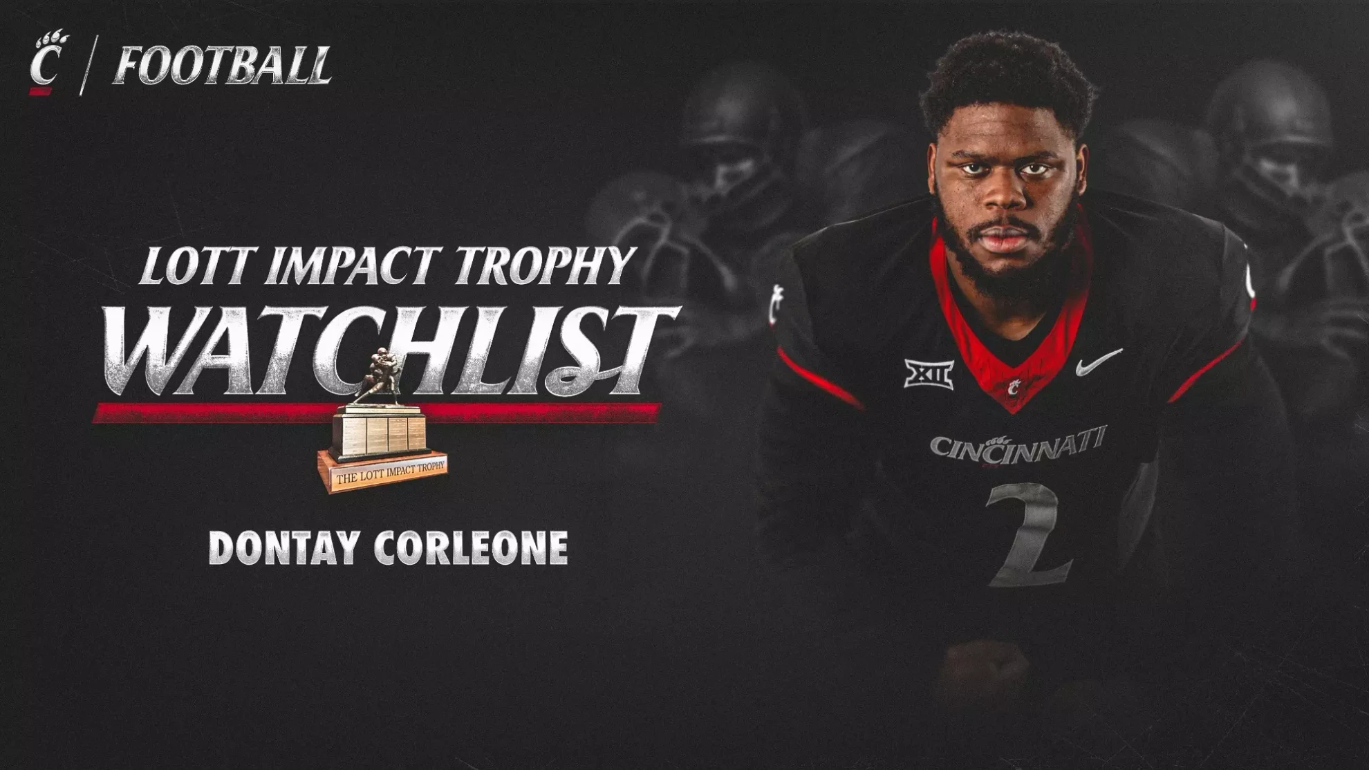 Dontay Corleone Named to Lott IMPACT Trophy Watchlist - University of ...