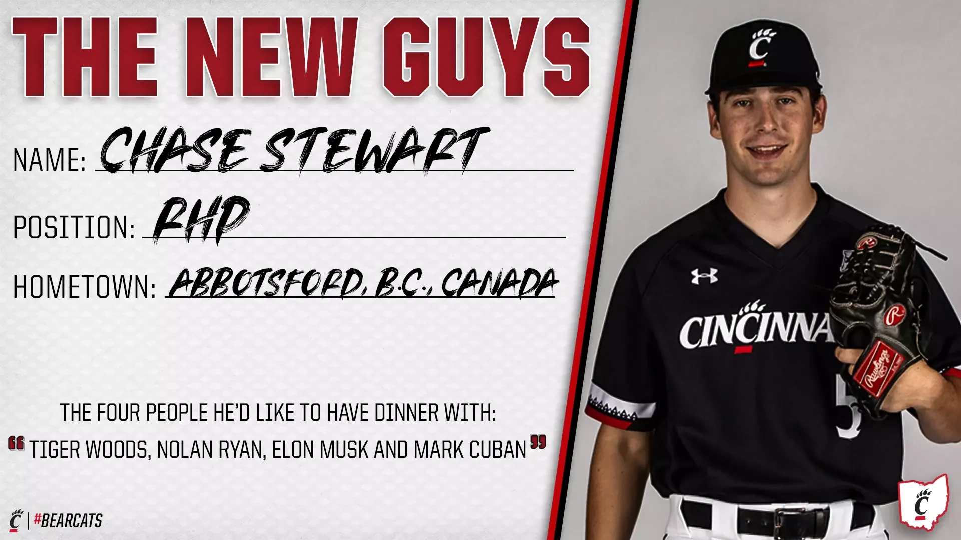 Get to Know: Chase Stewart - University of Cincinnati Athletics ...