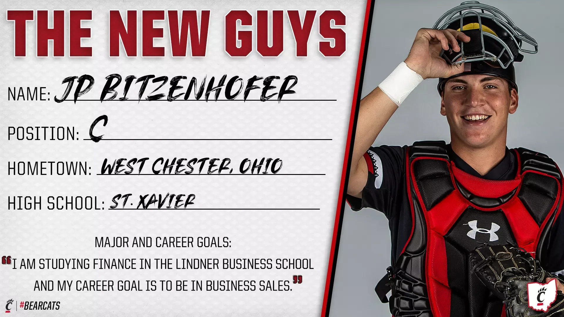 Get to Know: JP Bitzenhofer - University of Cincinnati Athletics ...