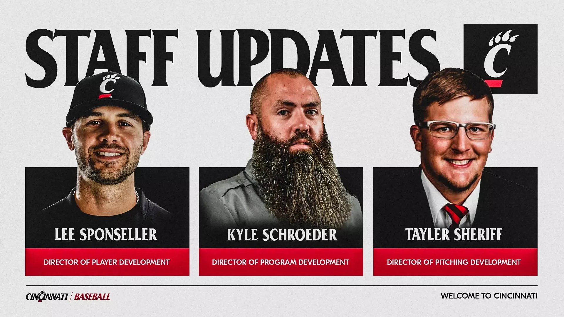 Baseball Announces Three Staff Additions - University of Cincinnati ...