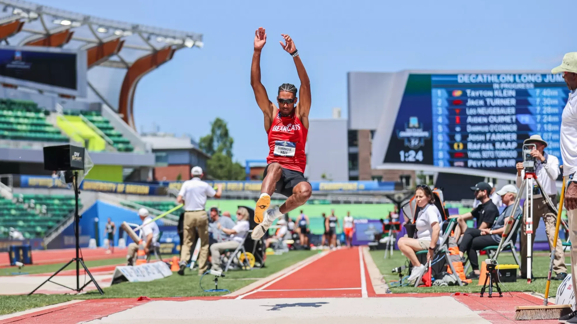 Hall Completes Day One of the Decathlon at the NCAA Outdoor ...