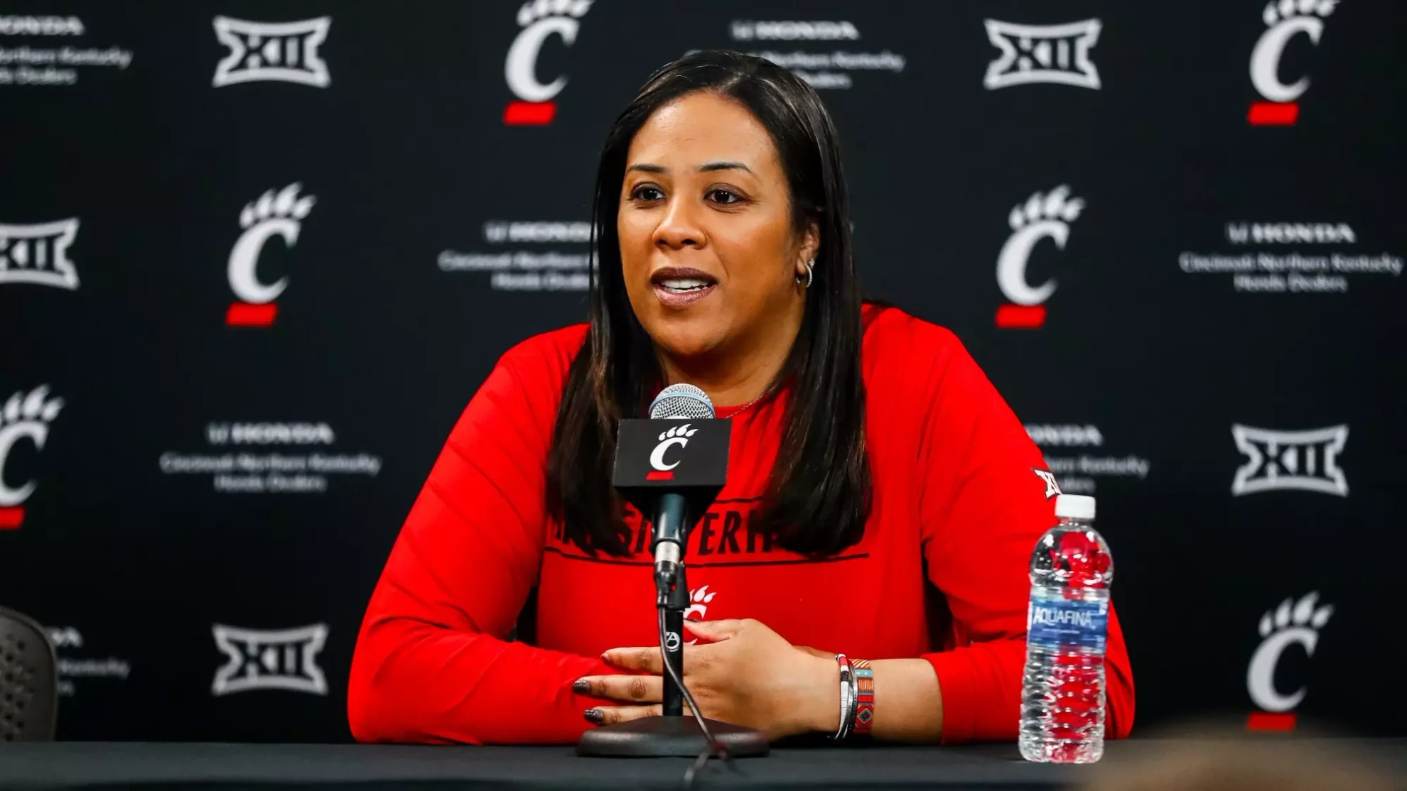 Katrina Merriweather Meets with Media Ahead of WNIT - University of ...