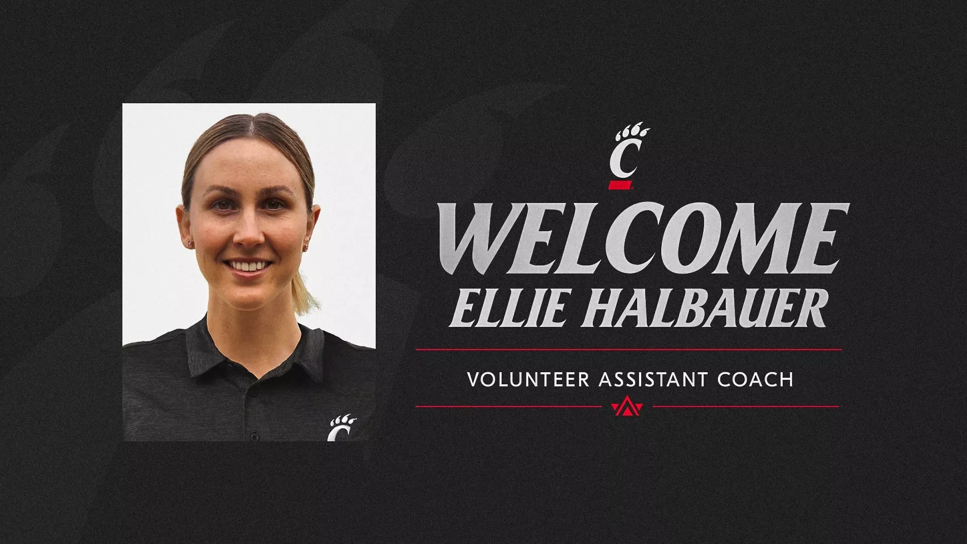 Cincinnati Announces Ellie Halbauer as Volunteer Assistant Coach ...