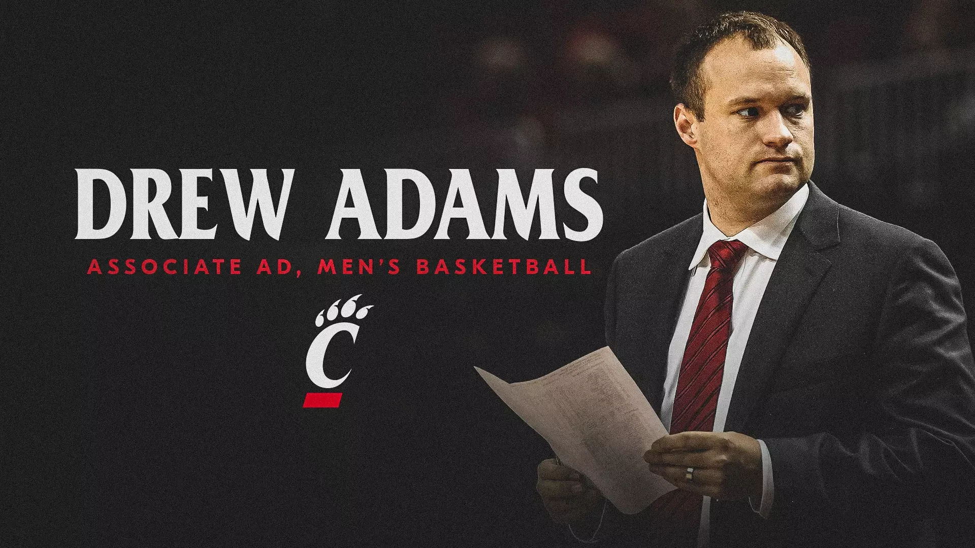 Cincinnati Adds Drew Adams as Associate AD for Men's Basketball ...