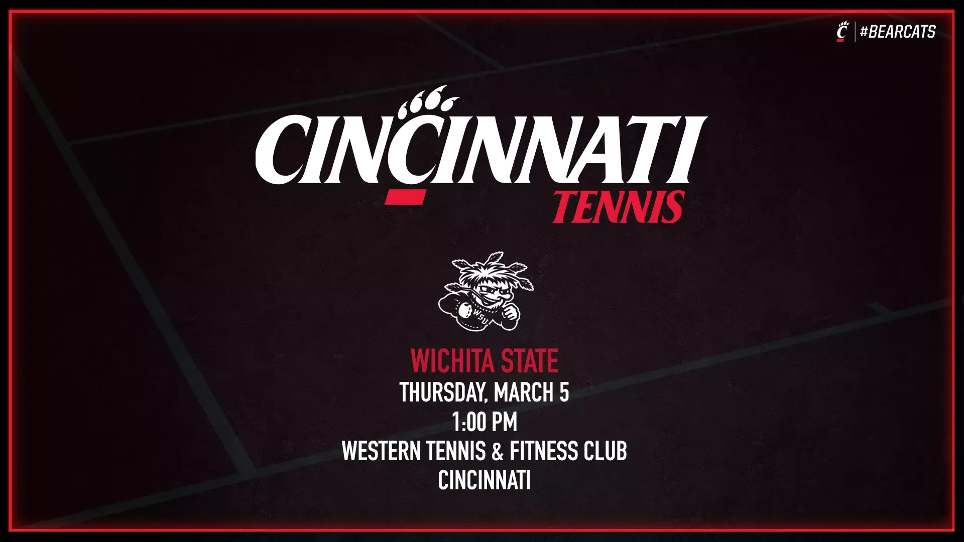 AAC Opener Awaits UC Tennis Thursday at Home - University of Cincinnati ...