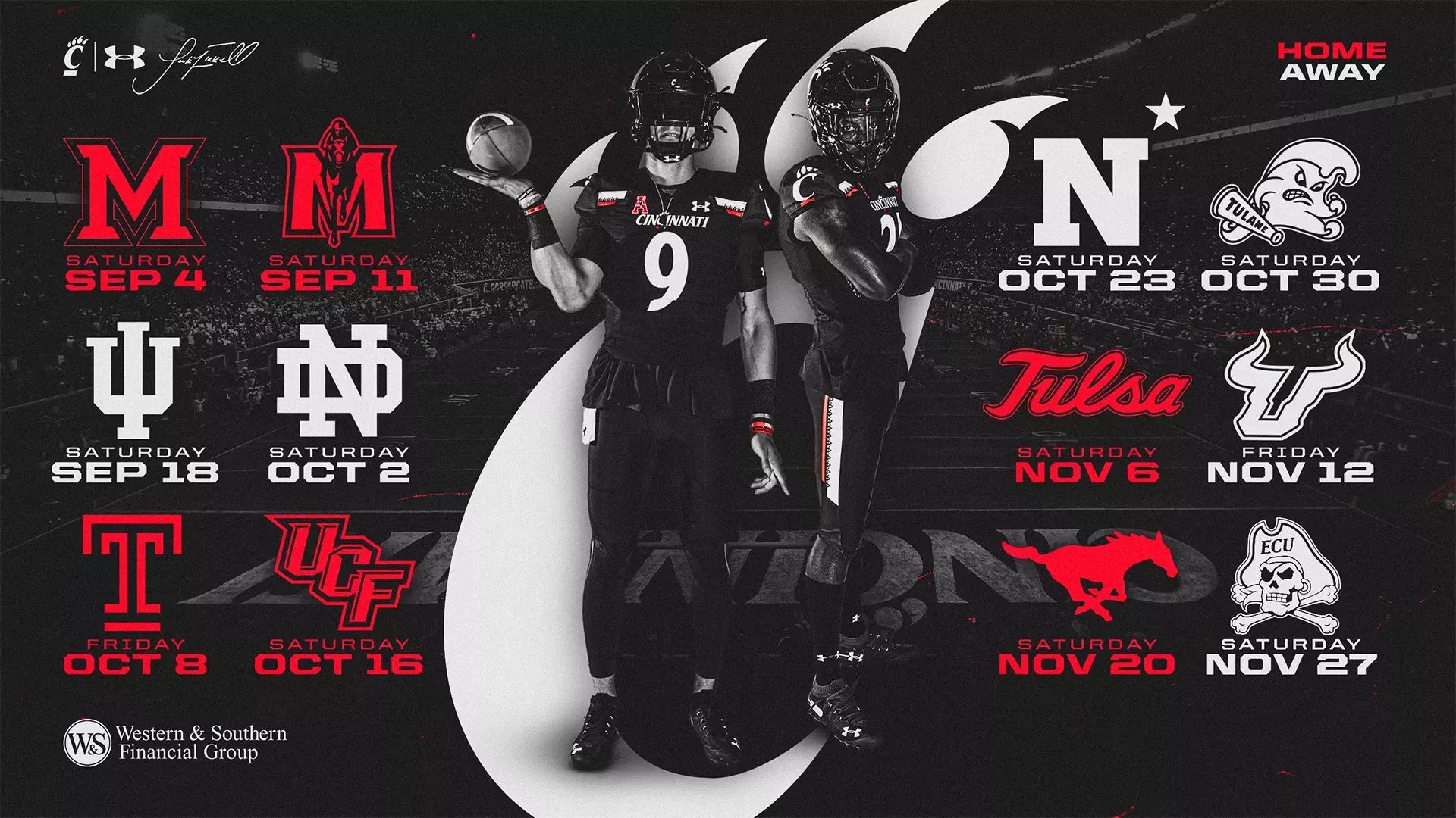 Football Releases 2021 Schedule - University of Cincinnati Athletics ...