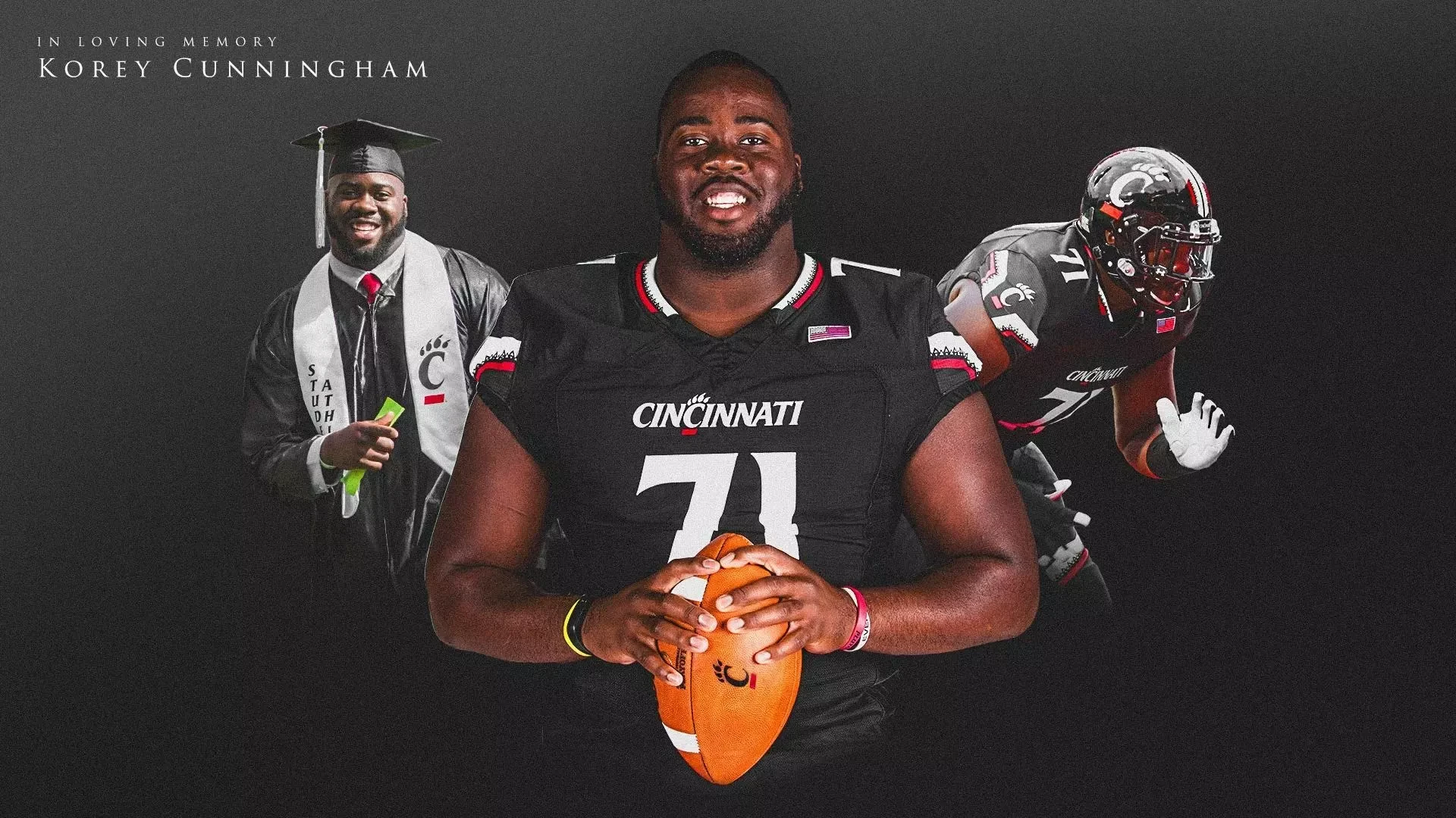 Cincinnati Football Mourns the Loss of Korey Cunningham - University of ...