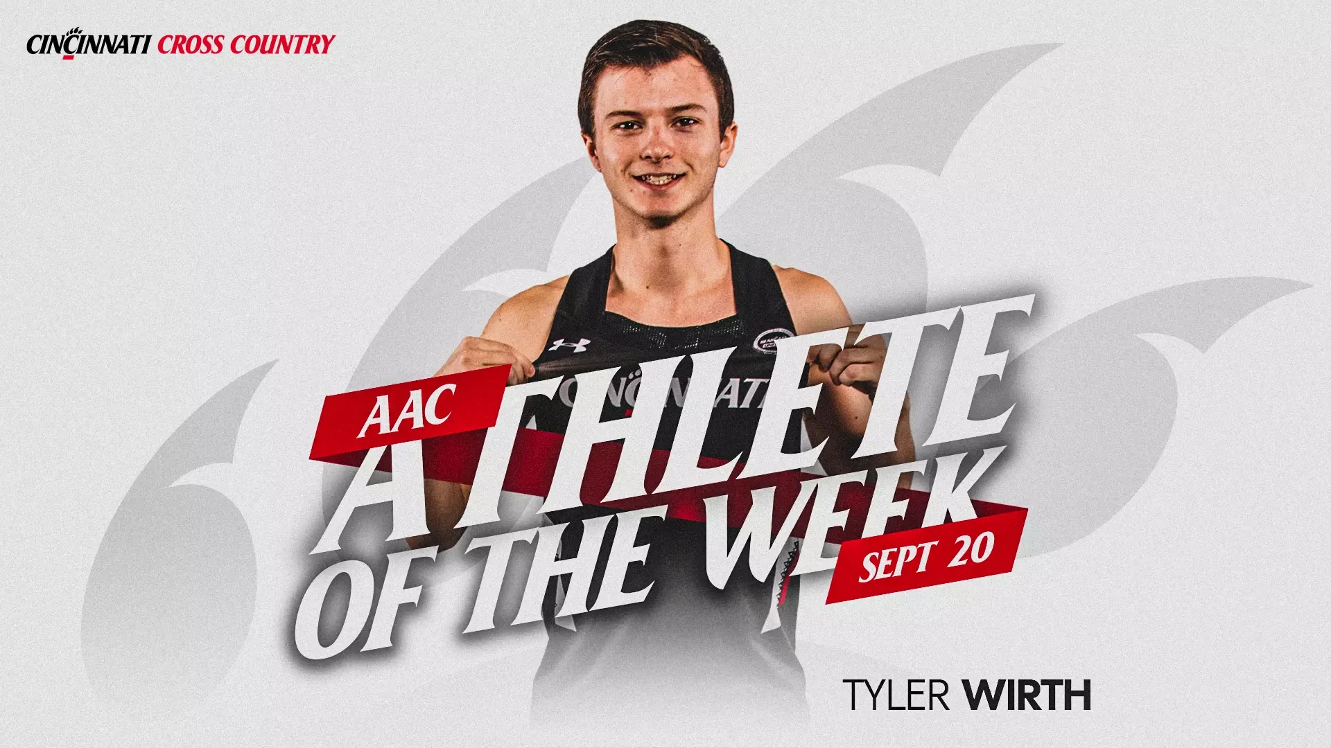 Wirth Named Men's Athlete of the Week - University of Cincinnati ...