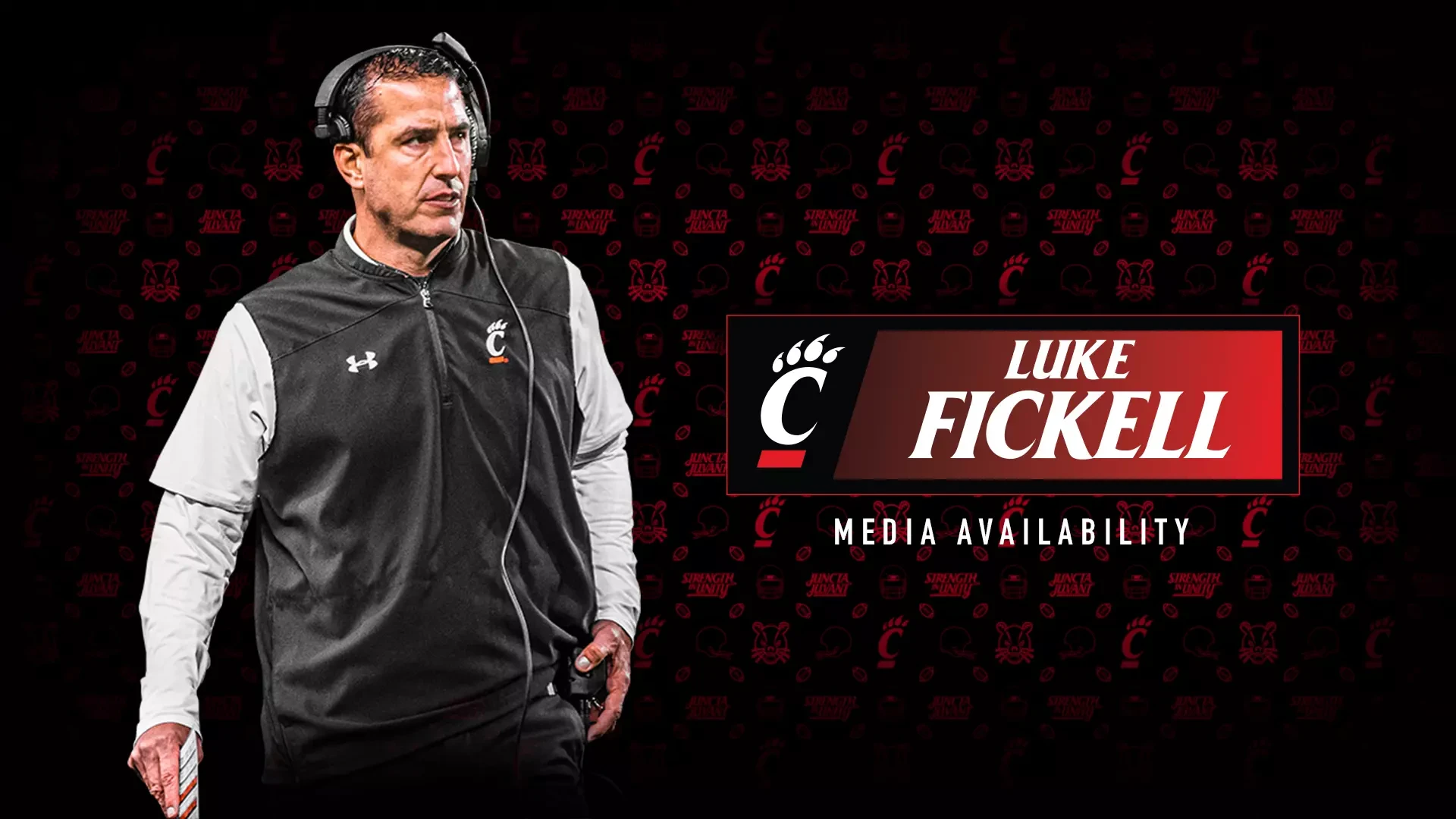 WATCH: Luke Fickell Media Availability - University of Cincinnati ...