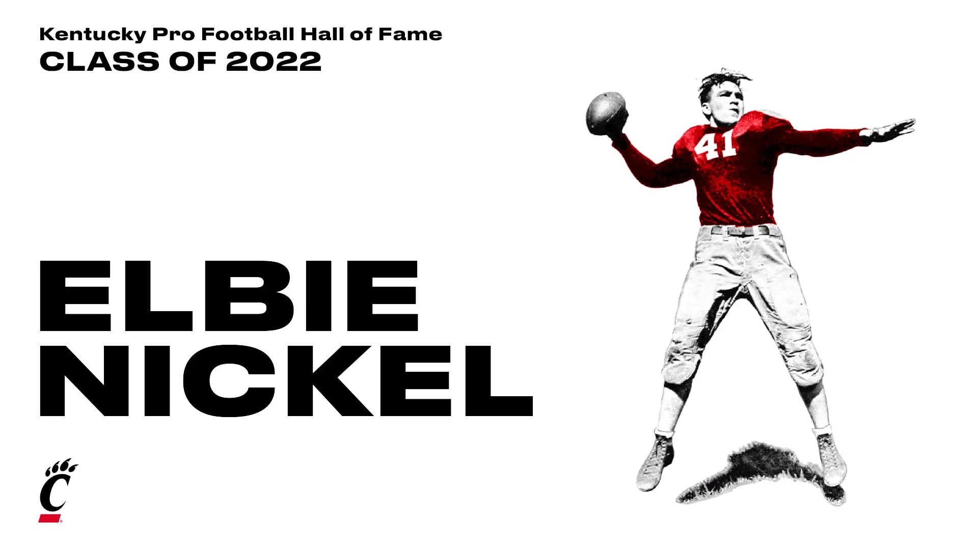 Elbie Nickel Named to 2022 Kentucky Pro Football Hall of Fame Class - University of Cincinnati ...