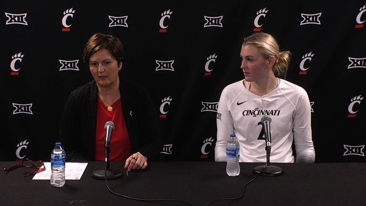 Cincinnati Volleyball vs. West Virginia Post Game Press Conference ...