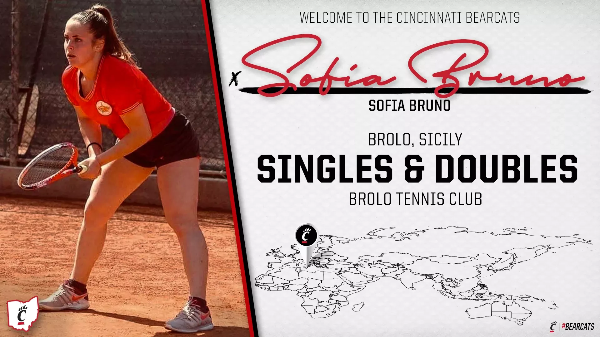 Bearcats Tennis Inks Sofia Bruno to National Letter of Intent ...