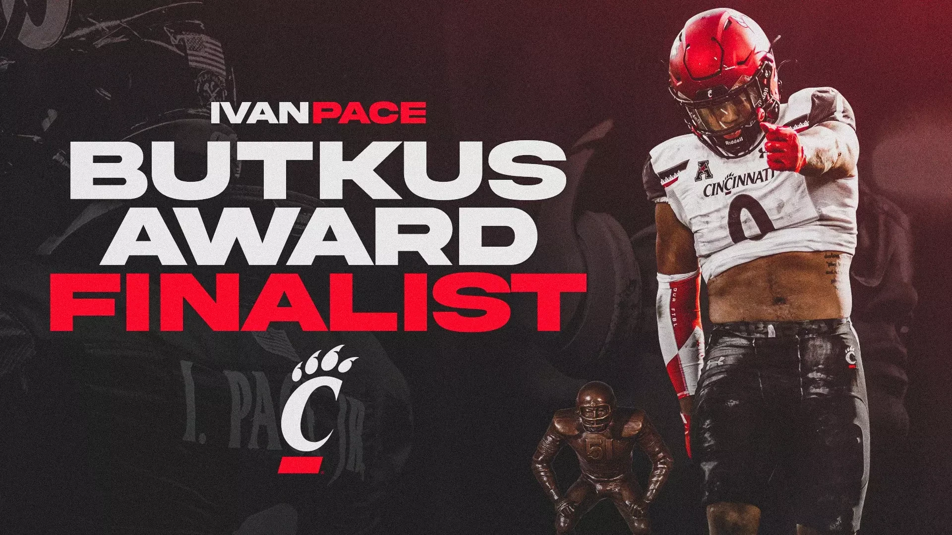 Pace Jr. Named Butkus Award Finalist - University of Cincinnati ...