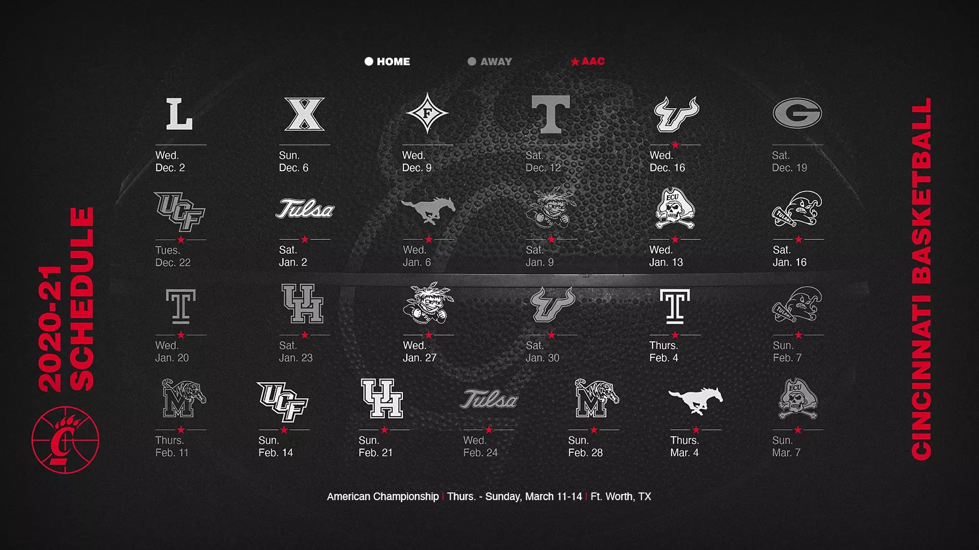 Men’s Basketball Schedule Announced - University of Cincinnati ...