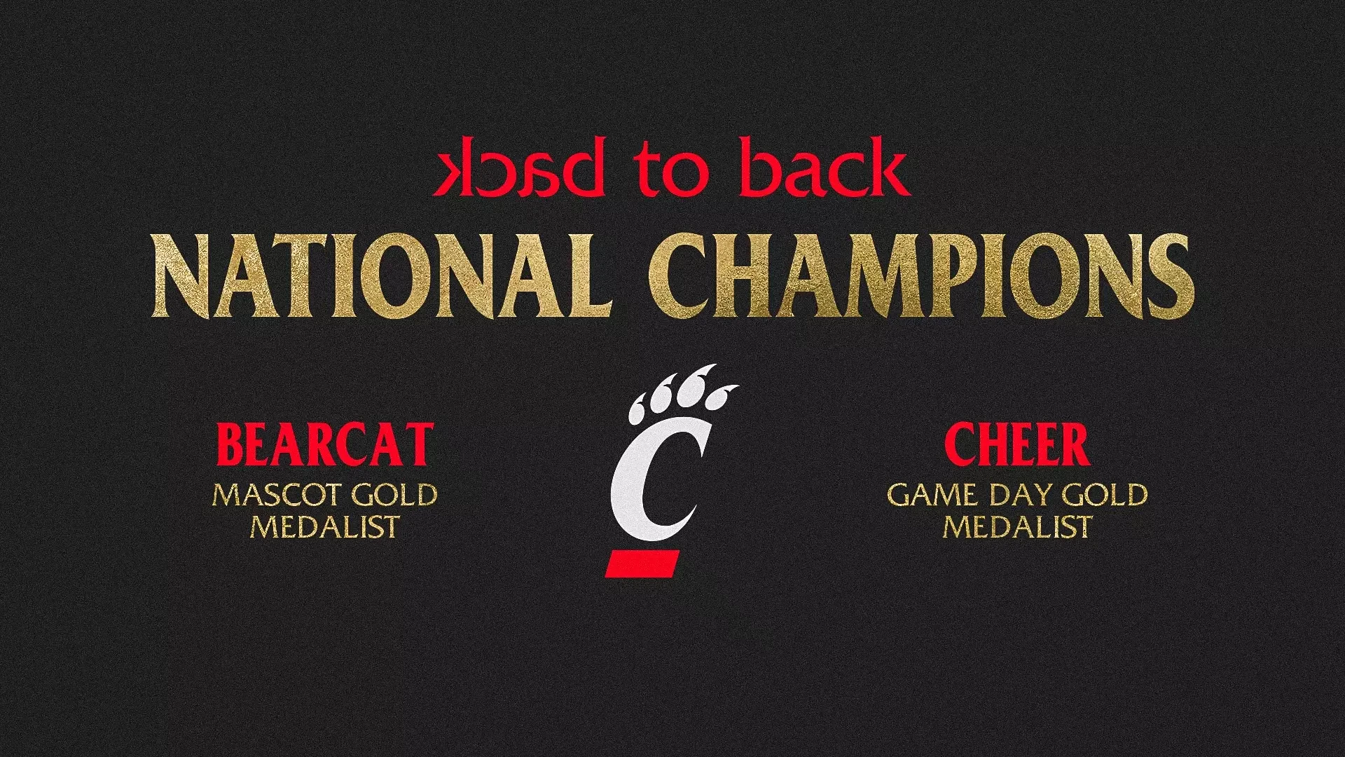 Back-to-Back National Champs: Cheer and Bearcat Repeat - University of ...