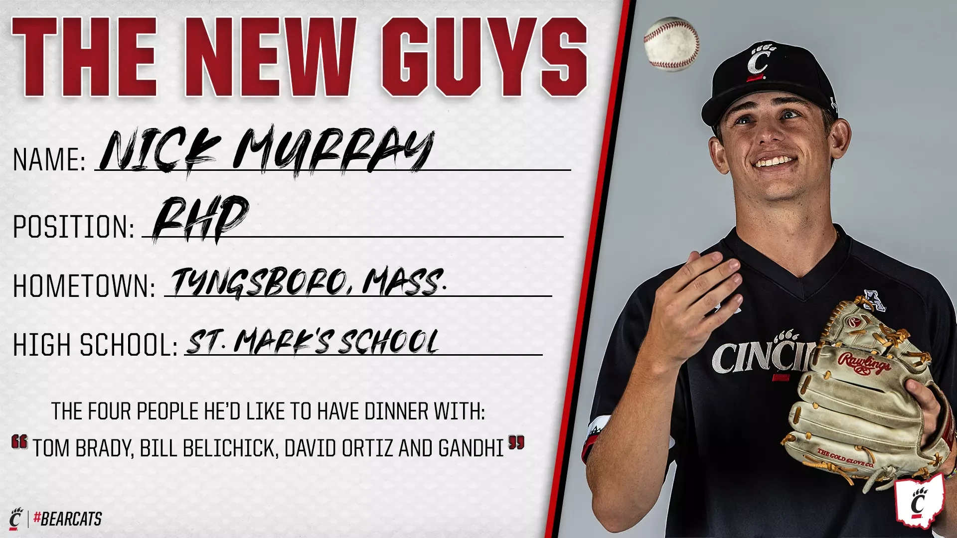 Get to Know: Nick Murray - University of Cincinnati Athletics ...