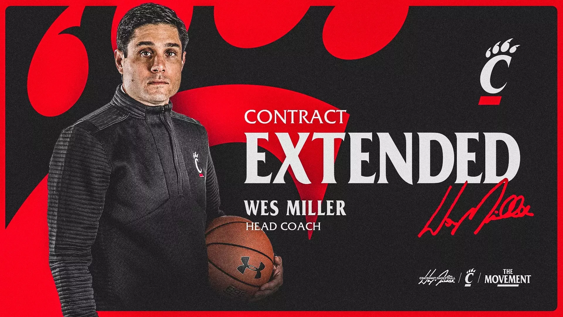 Cincinnati Extends Wes Miller's Contract - University of Cincinnati ...
